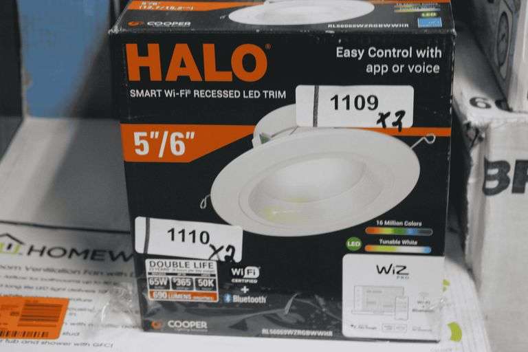 EXT MSRP: $50.94] HALO Color and Tunable White 65W Equivalent 5/6 inch ...
