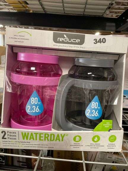 REDUCE 2 PCS LARGE BOTTLE OF WATER - Auction HUB Texas
