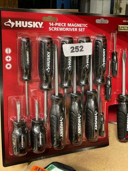 HUSKY 14 PCS MAGNETIC SCREWDRIVER SET - Auction HUB Texas