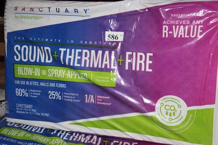 EXT MSRP: $50.91] Greenfiber 25 lbs. Cellulose Blown-In Insulation or ...