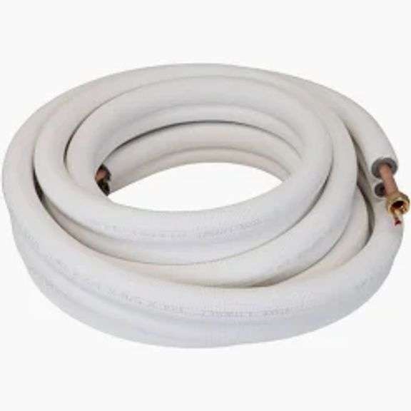 PE MINI SPLIT FLARE NUT 1/4 INCH X 3/8 INCH X 1/2 INCH X 25-FT RETAIL ...