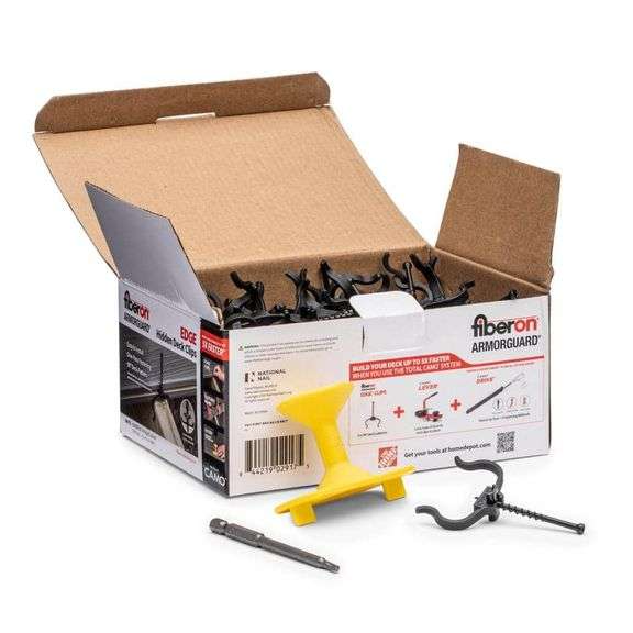 MSRP: $49.98] Fiberon ArmorGuard EDGE Hidden Deck Clip (90-Count ...