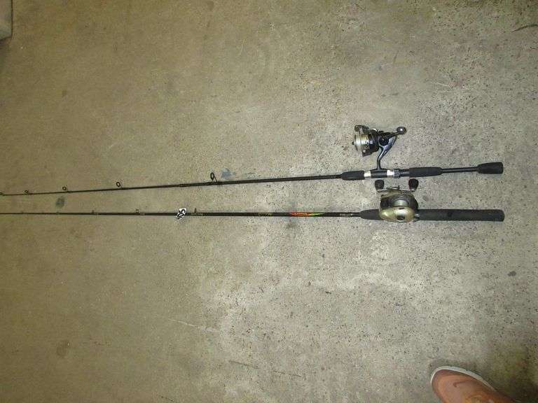 OPEN-FACED FISHING REEL WITH ROD - Auction HUB Texas
