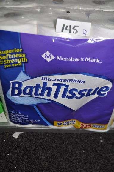 MEMBERS MARK BATH TISSUE 9 LARGE ROLLS - Auction HUB Texas