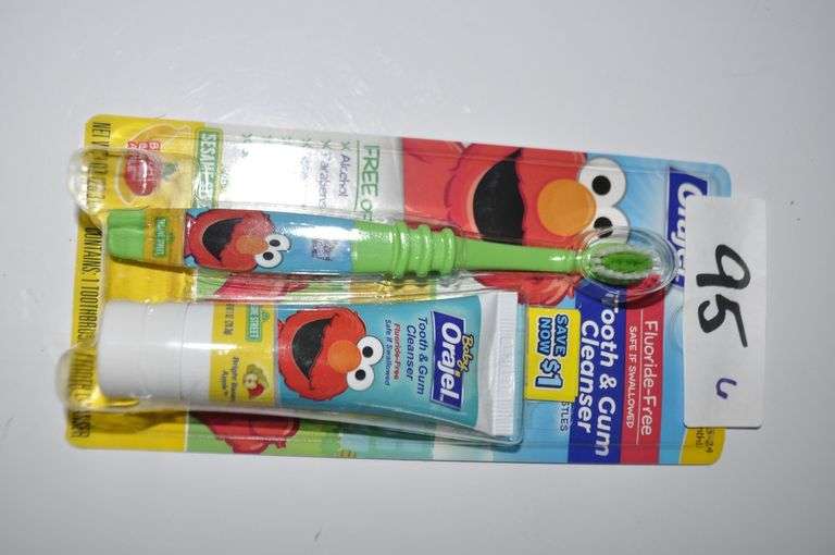 EXT MSRP: $28.14] Orajel Kids Elmo Fluoride-Free Training Toothpaste ...