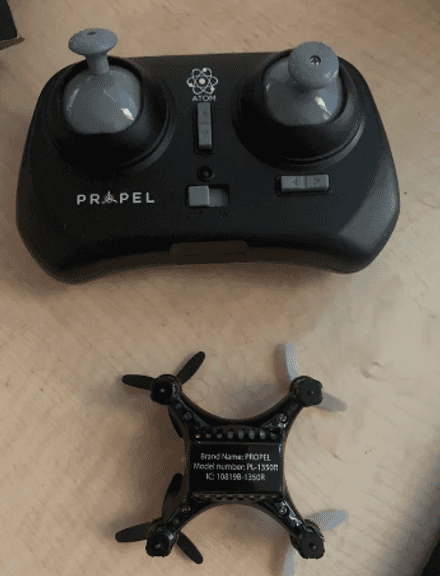 Micro Drone Atom 1.0 Quad Propel With Controller Pl 1390-Rm, Lots Of ...