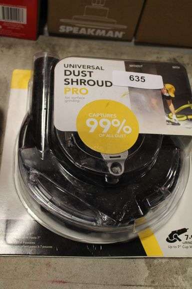 UNIVERSAL DUST SHROUD PRO FOR SURFACE GRINDING - Auction HUB Texas