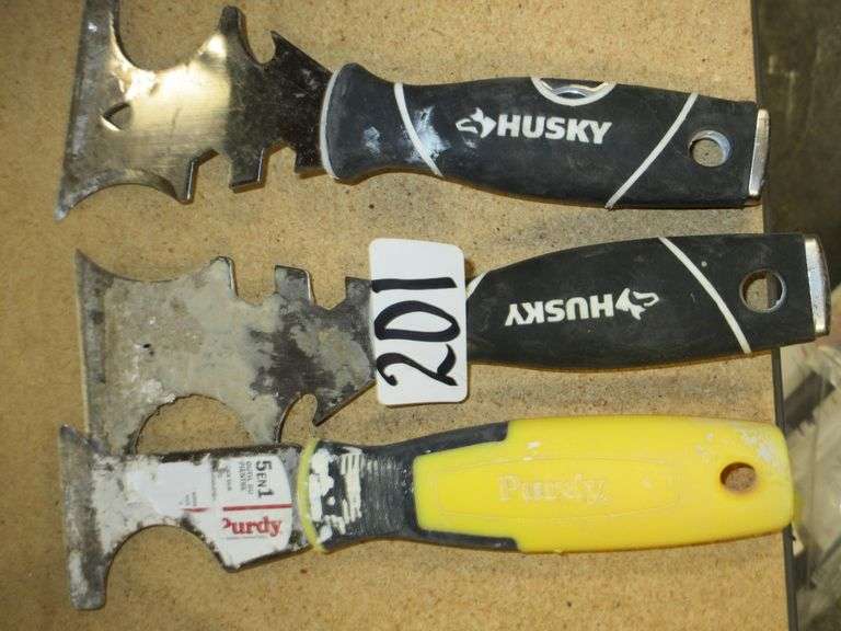 HUSKY AND PRETTY BRAND 5 AND 1 SCRAPERS - Auction HUB Texas