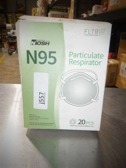 N95 Mask Niosh Approved 20-Pack, Particulate Respirator N95 Face Masks Universal Fit ...