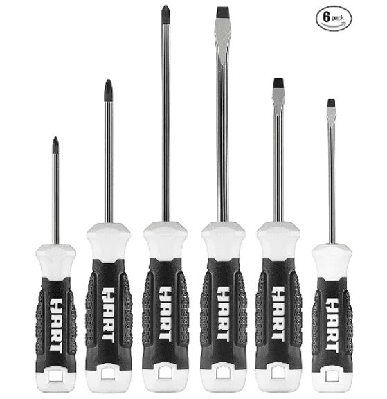 Hart 2-Piece Screwdriver Set With Comfort Grip Handle -- Grade: A ...