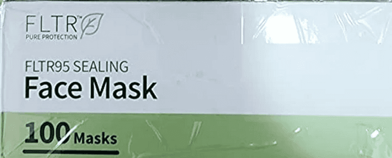 Fltr Fltr95 Sealing Face Masks, 100 Pack, White Color -- Grade: A ...