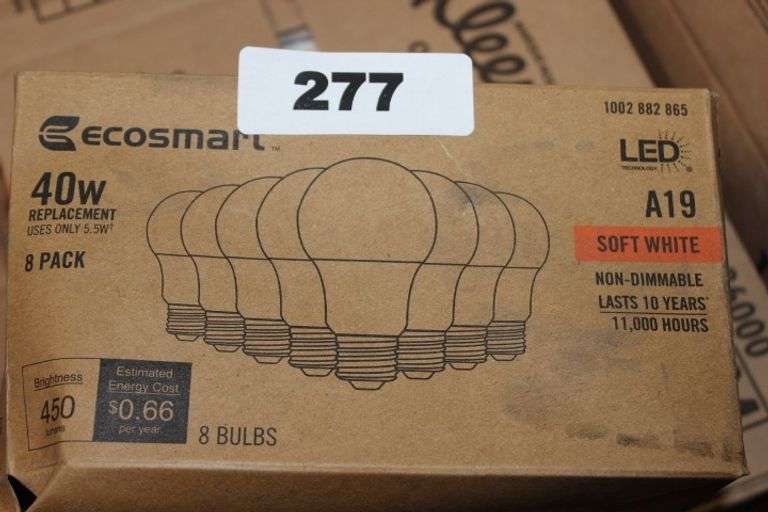 ecosmart 40w led bulbs 4 pack - Auction HUB Texas
