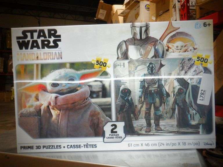 Star Wars The Mandalorian Prime 3D Puzzles 2 Pack -- Grade: A Retail ...