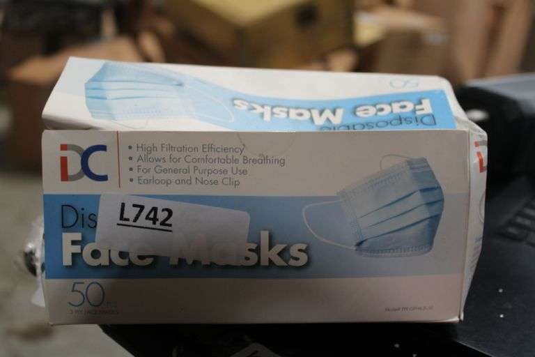 Idc Disposable Face Mask (50 Count) -- Grade: A Retail: $14.83 Starting ...