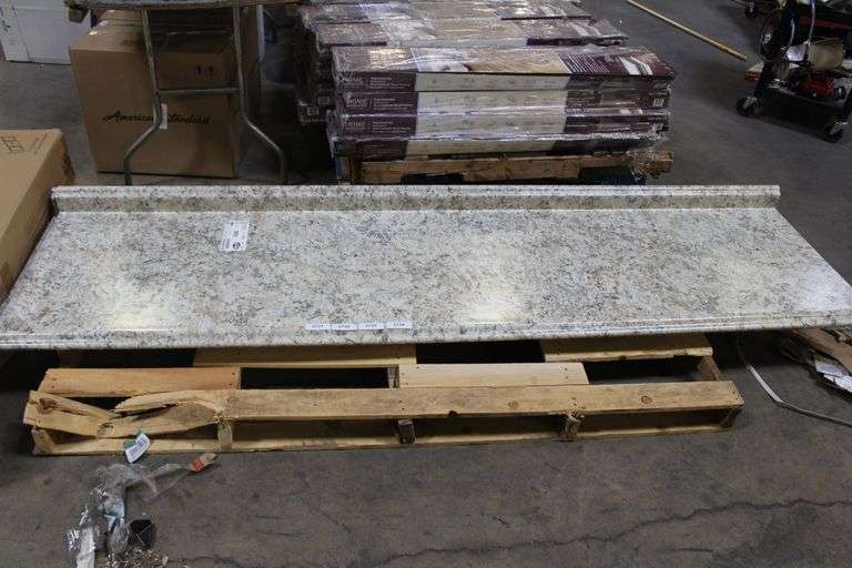 MSRP: $169.00] Hampton Bay 8 ft. Straight Laminate Countertop in ...