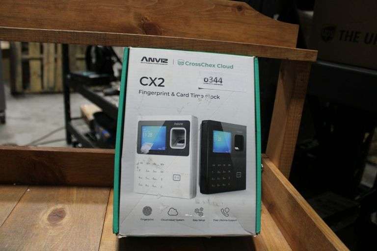 Anviz Time Clock - Cx2 Fingerprint Biometric Time Attendance Machine ...