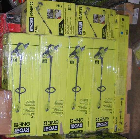 PALLET LOT OF RYOBI ONE PLUS STRING TRIMMER/EDGERS - Auction HUB Texas