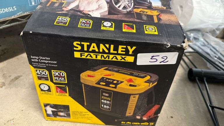 Stanley FatMax Jump-Starter with Compressor untested - Auction HUB Texas