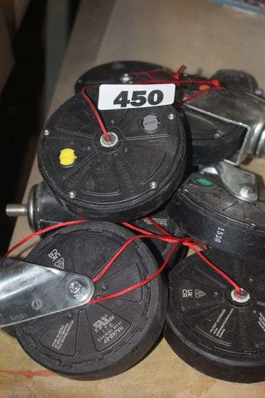 5” Gatekeeper Smart Wheel Caster Assembly RETAIL $48.75 EACH - Auction ...