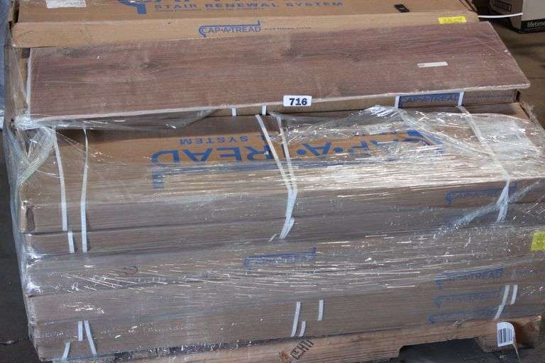 ENTIRE PALLET WITH 3 TYPES OF CAP A TREAD STAIR ENHANCEMENTS (SEE ...