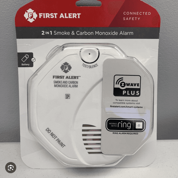 FIRST ALERT 2 IN 1 SMOKE AND CARBON MONOXIDE ALARM WORKS WITH Z-WAVE ...