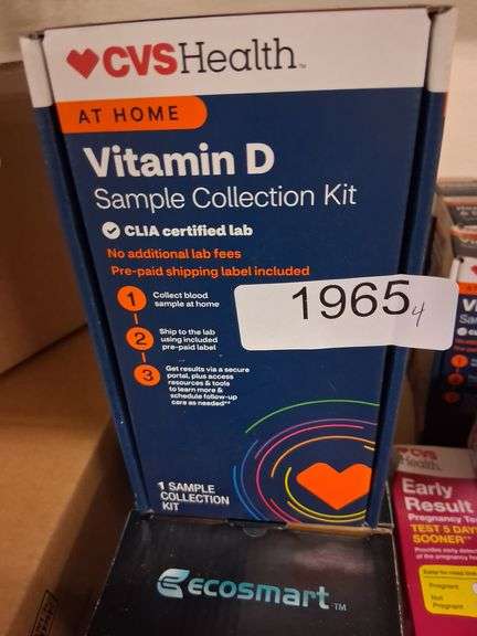 CVS Health At Home Vitamin D Sample Collection Kit. An at-home test kit ...