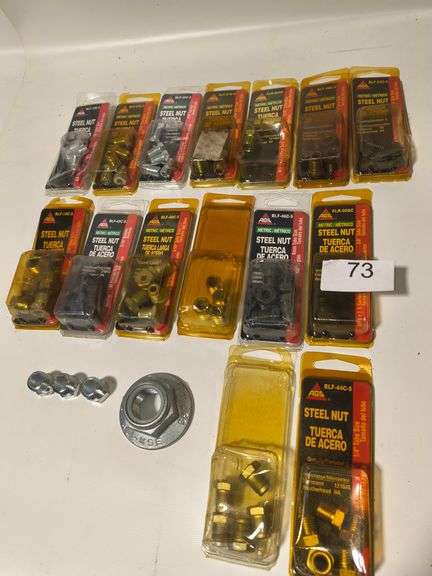 AGS Automotive Steel Tube & Flare Nuts. An assortment of steel tube and ...