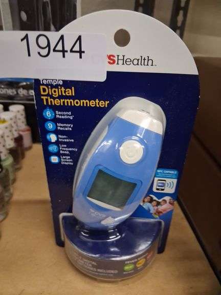 CVS Health Temple Digital Thermometer. A non-invasive digital ...