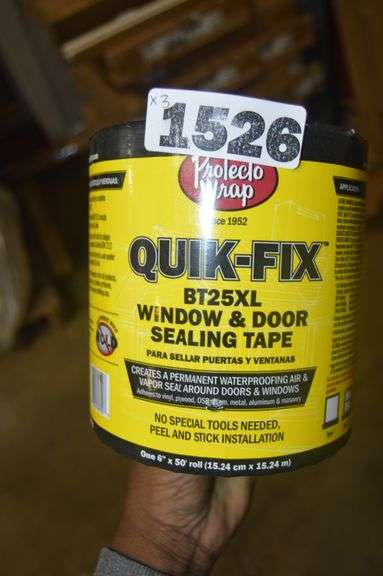 Protecto Wrap BT25XL Window & Door Sealing Tape Roll Size 6 in. X 50 Ft ...
