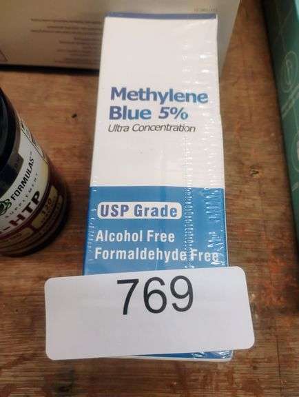 Methylene Blue 5% Ultra Concentration USP Grade. This is a high ...