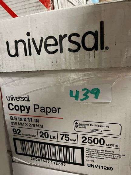 Universal Copy Paper - Auction HUB Texas