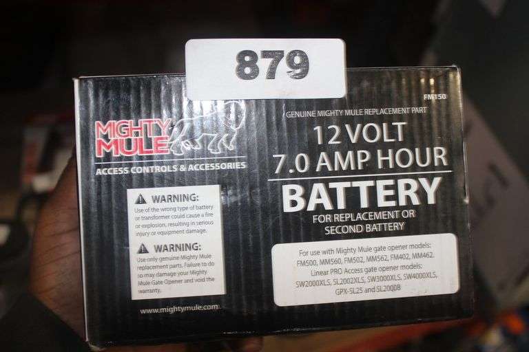 MSRP: $31.98] Mighty Mule 12-Volt Battery for Automatic Gate Opener ...