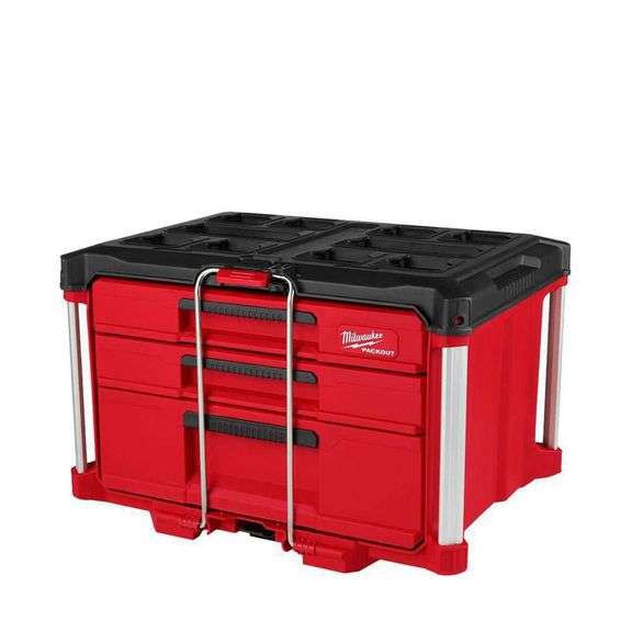 MSRP: $179.00] PACKOUT 22 in. Modular 3-Drawer Multi Drawer Tool Box ...