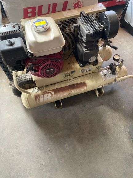 Ingorsoll Rand Gas Air Compressor Honda Motor - Auction HUB Texas