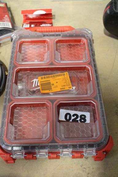 MSRP: $29.97] Milwaukee PACKOUT 5-Compartment Low-Profile Compact Small ...