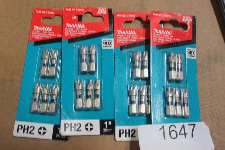 MAKITA #2 PHILLIPS 1'' INSERT BIT 5 PACK - Auction HUB Texas