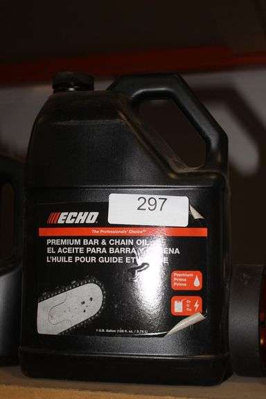 Echo premium bar and chain oil 1 gallon. - Auction HUB Texas
