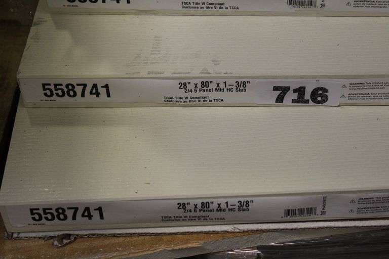 EXT MSRP: $130.00] Masonite 28 in. x 80 in. 6 Panel Primed Textured ...