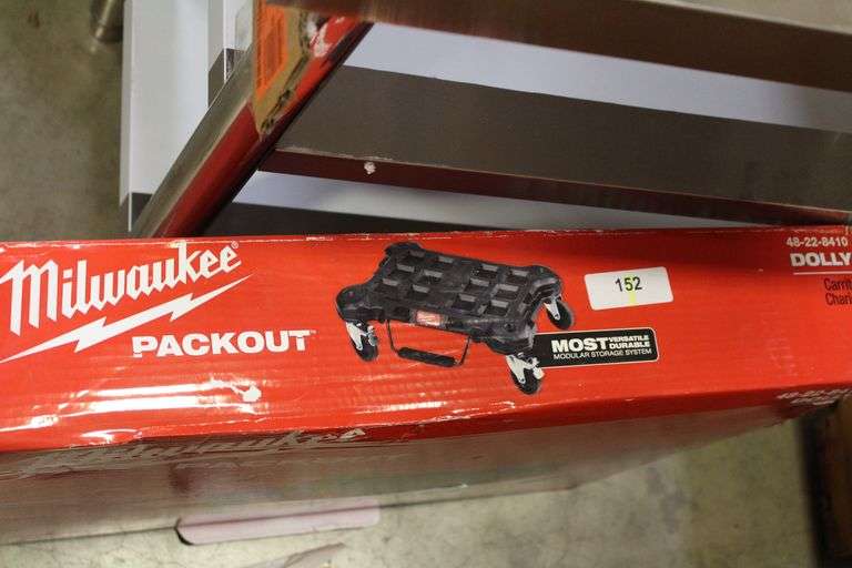 MSRP: $99.00] Milwaukee PACKOUT Dolly 24 in. x 18 in. Black Multi ...