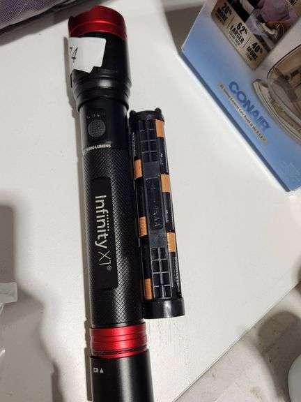 INFINITY X RECHARGEABLE FLASHLIGHT WITH OPTIONAL BATTERY INPUT ...