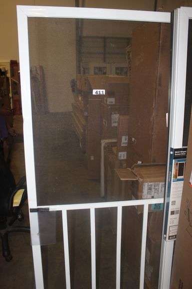 DELRAY METAL HINGED SCREEN DOOR - Auction HUB Texas
