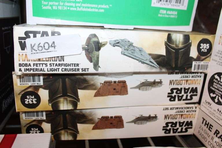 Star Wars Mandalorian Paper Model Kit Razor Crest And Sandcrawler Dual ...