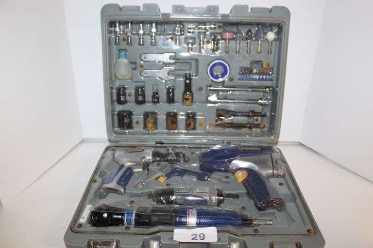 KOBALT BLUE 50 PC AIR TOOL SET MODEL #0035546 - Auction HUB Texas