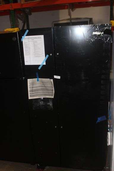 WHIRLPOOL CORP. BLACK REFRIGERATOR MODEL # WRS321SDH*** 21.4 CU. FT ...