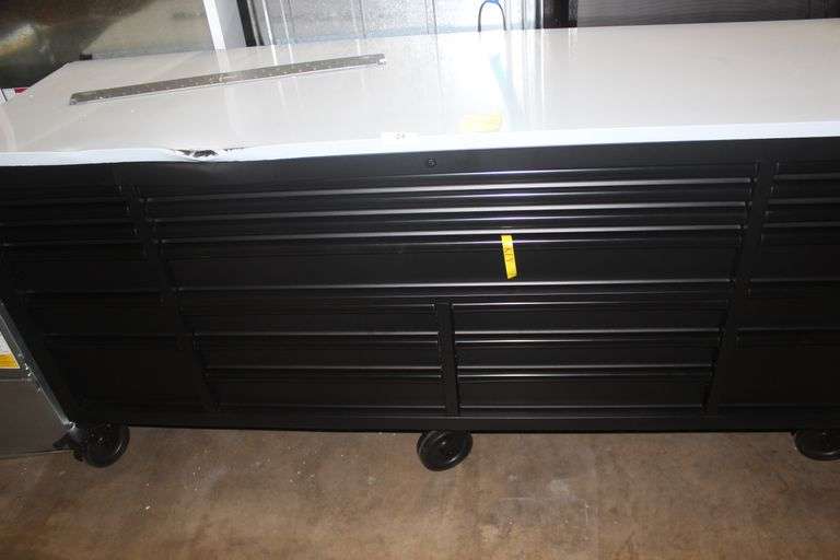 HUSKY 84 INCH 22 DRAWER MOBILE WORKBENCH SKU # 1008072594 BLUE,SMALL ...