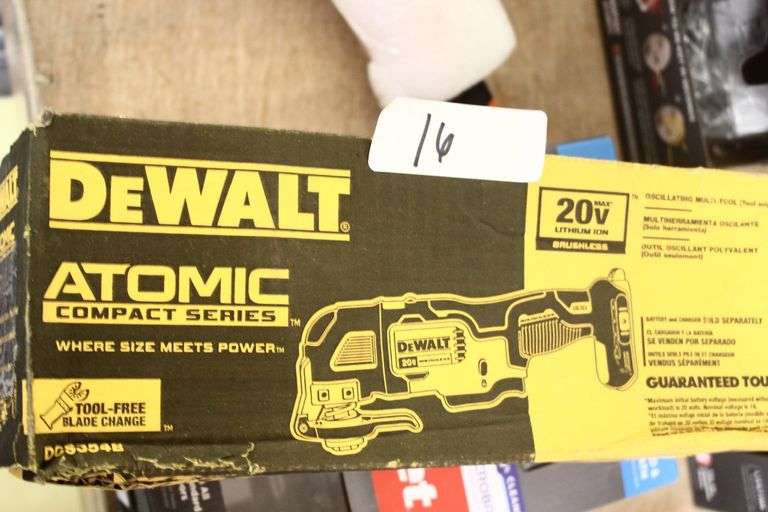 DEWALT Atomic Compact Series 20v Max Lithium Ion Brushless Oscillating ...