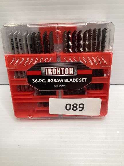 IRONTON 36PC JIGSAW BLADE SET - Auction HUB Texas
