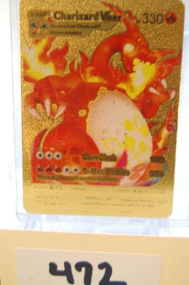 POKEMON VMAX CHARIZARD HP 330 GOLD CARD - Auction HUB Texas