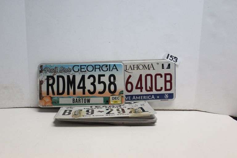 LOT OF U.S. LICENSE PLATES - Auction HUB Texas