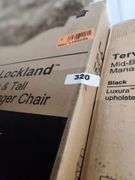 STAPLES LOCKLAND ERGONOMIC LEATHER MANAGERS BIG & TALL CHAIR, 400 LB ...